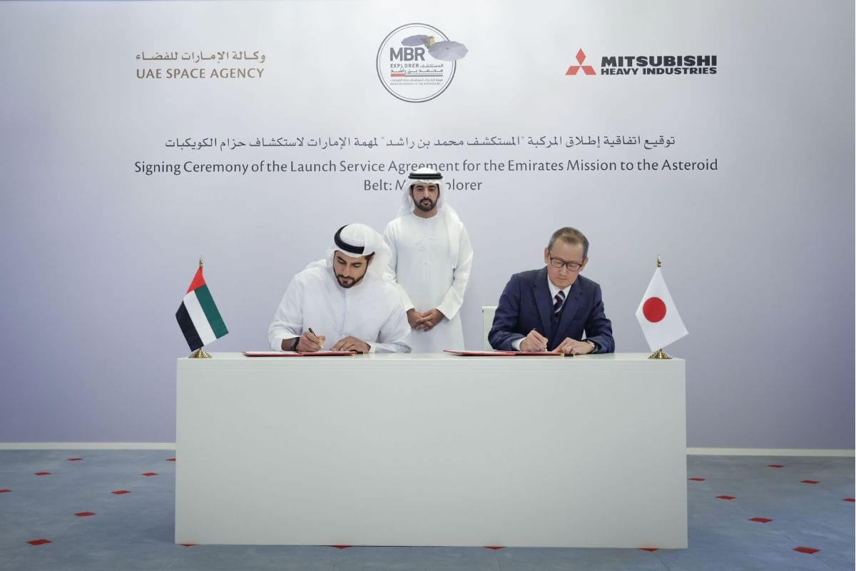 UAE Space Agency Signs Landmark Agreement with Mitsubishi for 2028 Asteroid Belt Mission