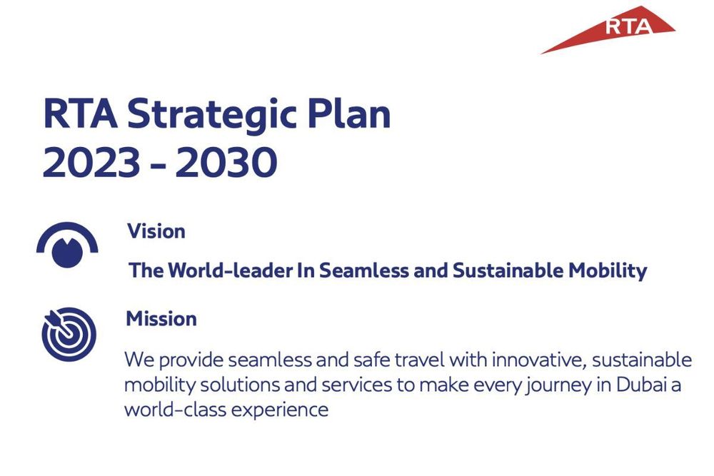 RTA's new strategic plan to provide seamless travel with innovative ...