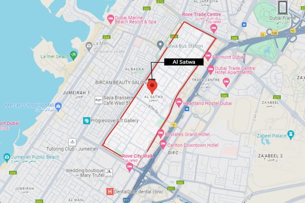 A guide to the Al Satwa area in Dubai