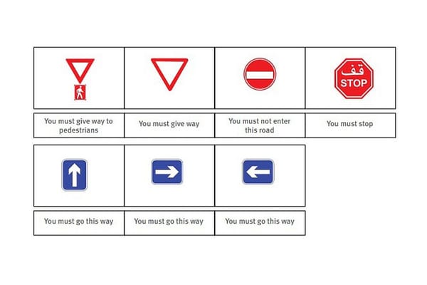 Important UAE Traffic Signs and What They Mean
